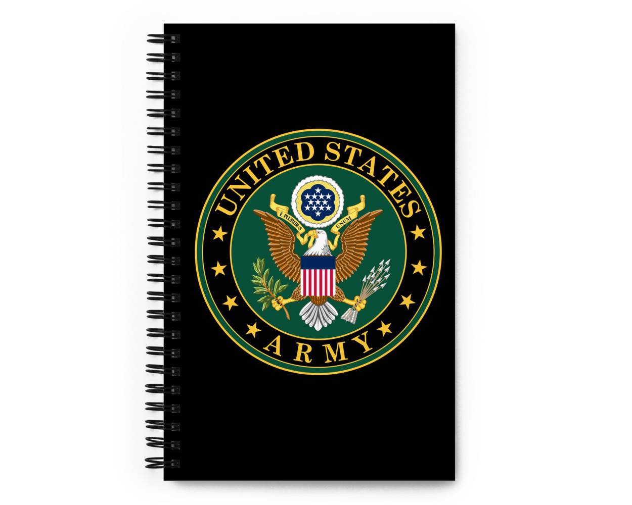 United States Army Seal & Core Values Spiral Notebook | Military ...