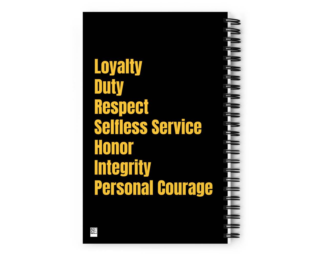 United States Army 250th And Core Values Spiral Notebook