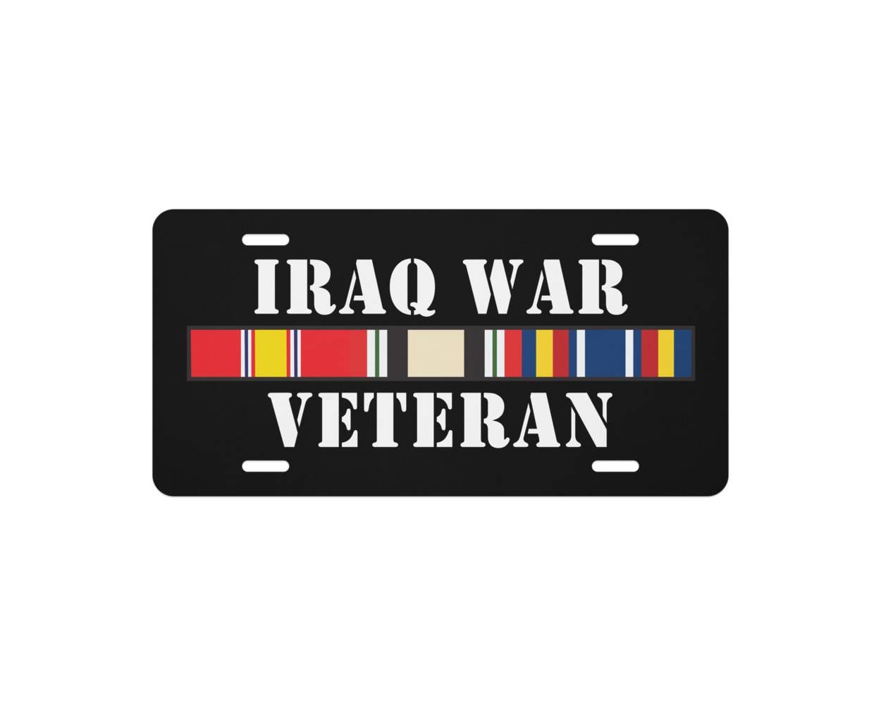 Iraq War Veteran License Plate
