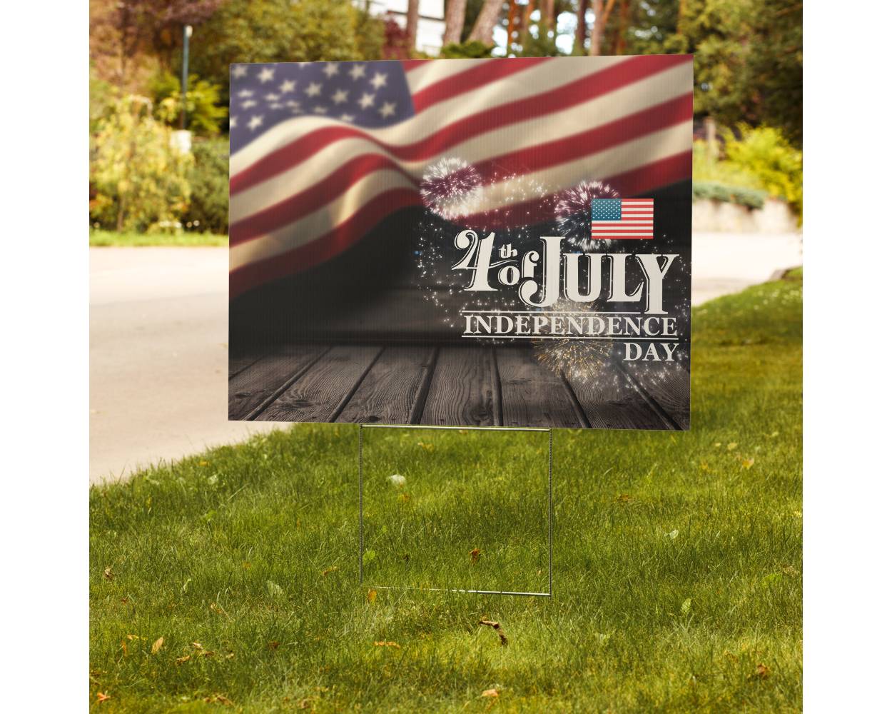 4th Of July Yard Sign