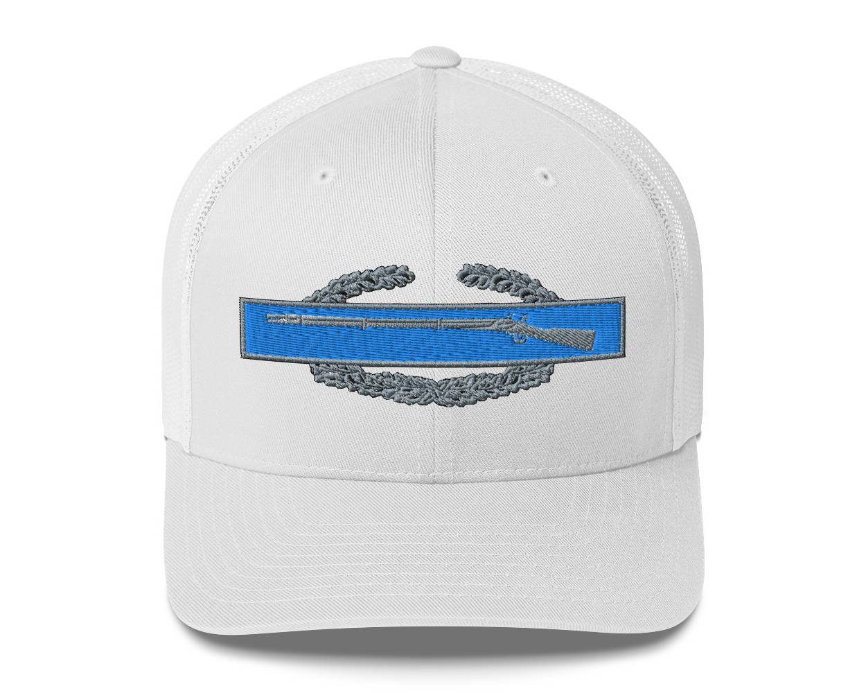 Army Combat Infantryman Badge Retro Trucker Cap