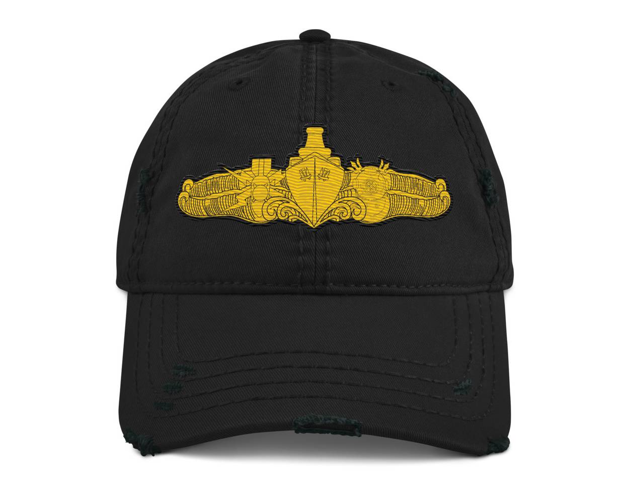 Navy Expeditionary Supply Corps Officer Warfare Insignia Distressed Hat