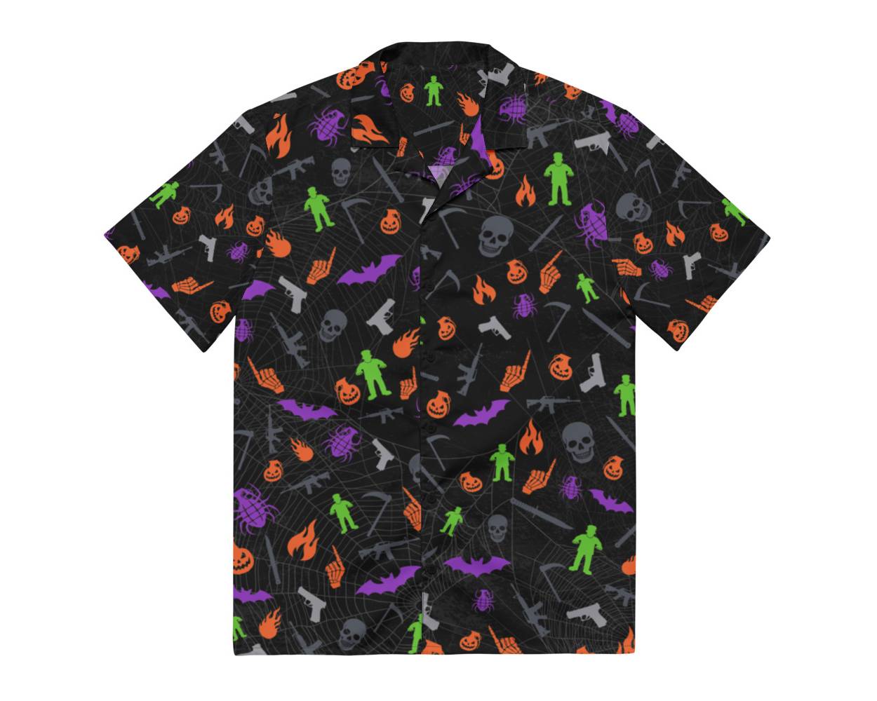 Exclusive Halloween Button Up Shirt | Medals of America