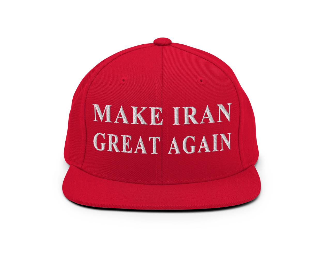 Make Iran Great Again Snapback Hat | Adjustable Embroidered Cap ...