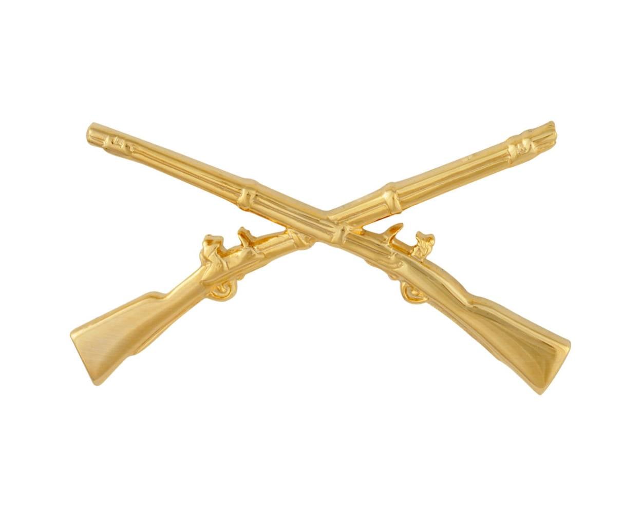 Us Army Infantry Insignia Enlisted Military Intelligence With US