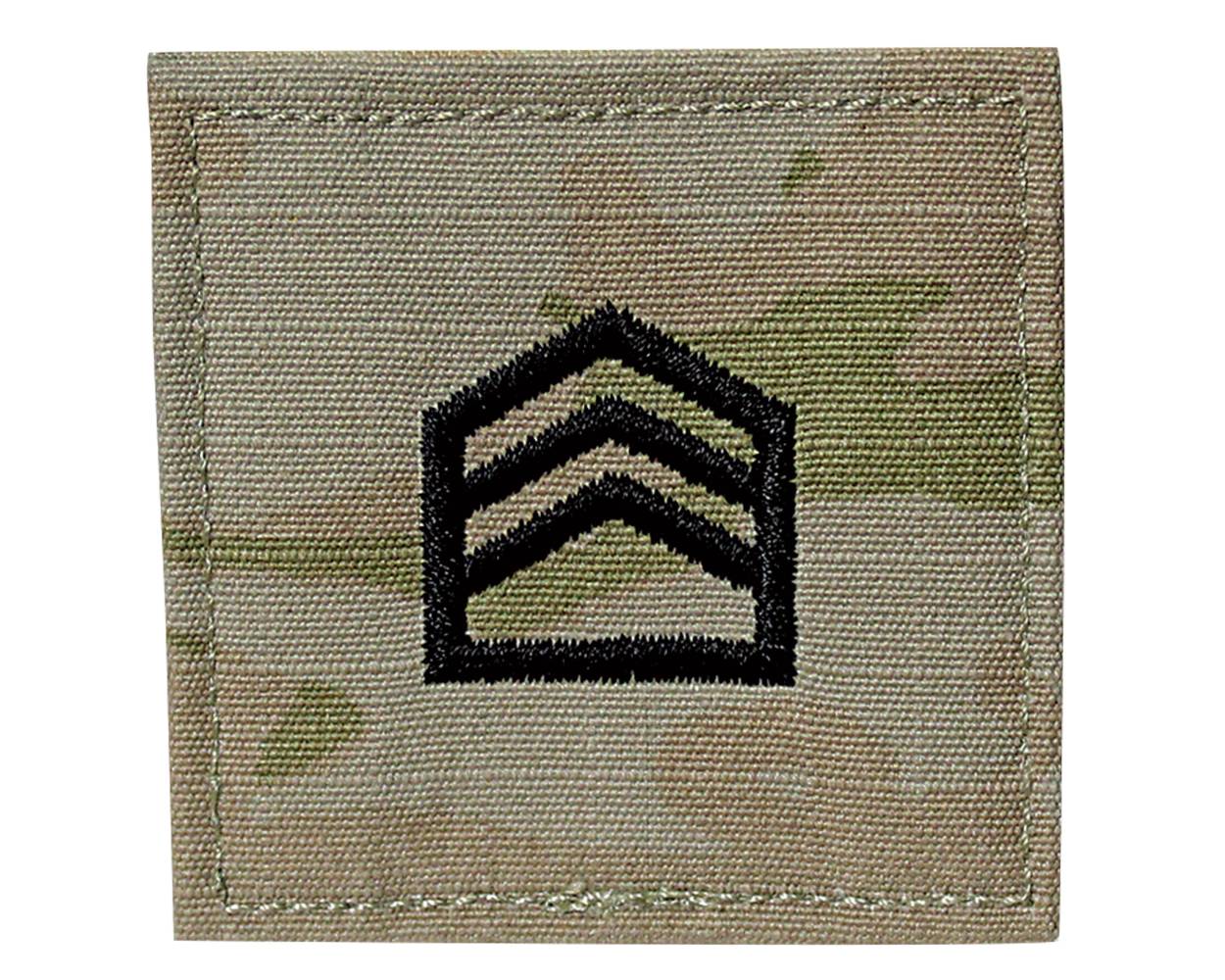 Army ROTC OCP Hook & Loop Staff Sergeant Patch