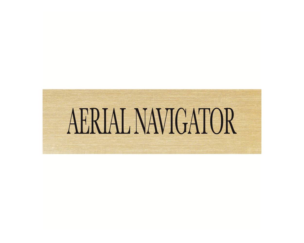 USMC Aerial Navigator Wings ID Plate