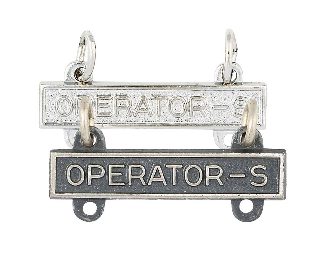 Army Operator S Qualification Bar | Official Silver Oxide & Mirror ...