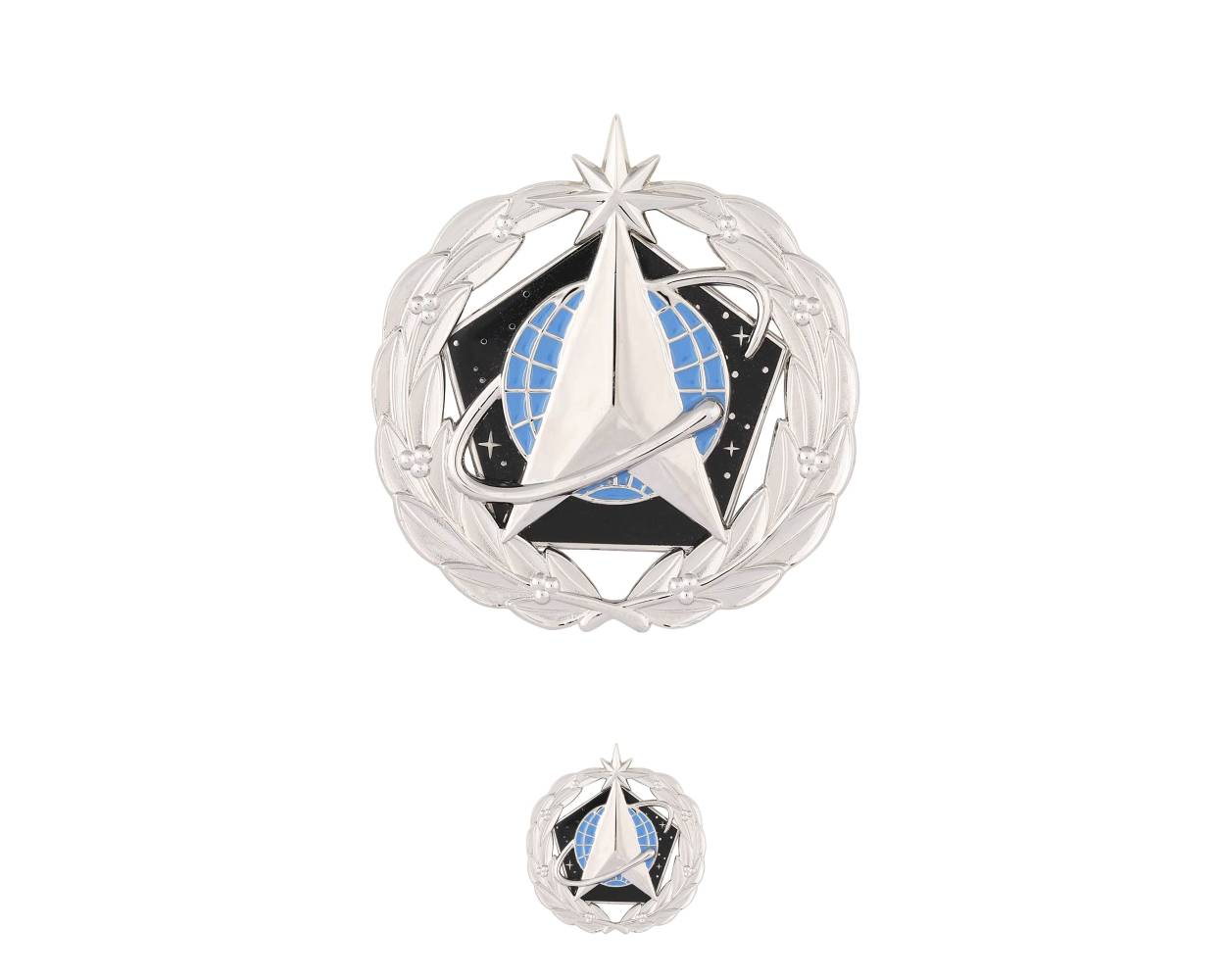 United States Space Force Space Staff ID Badge – Mirror Finish | Full ...