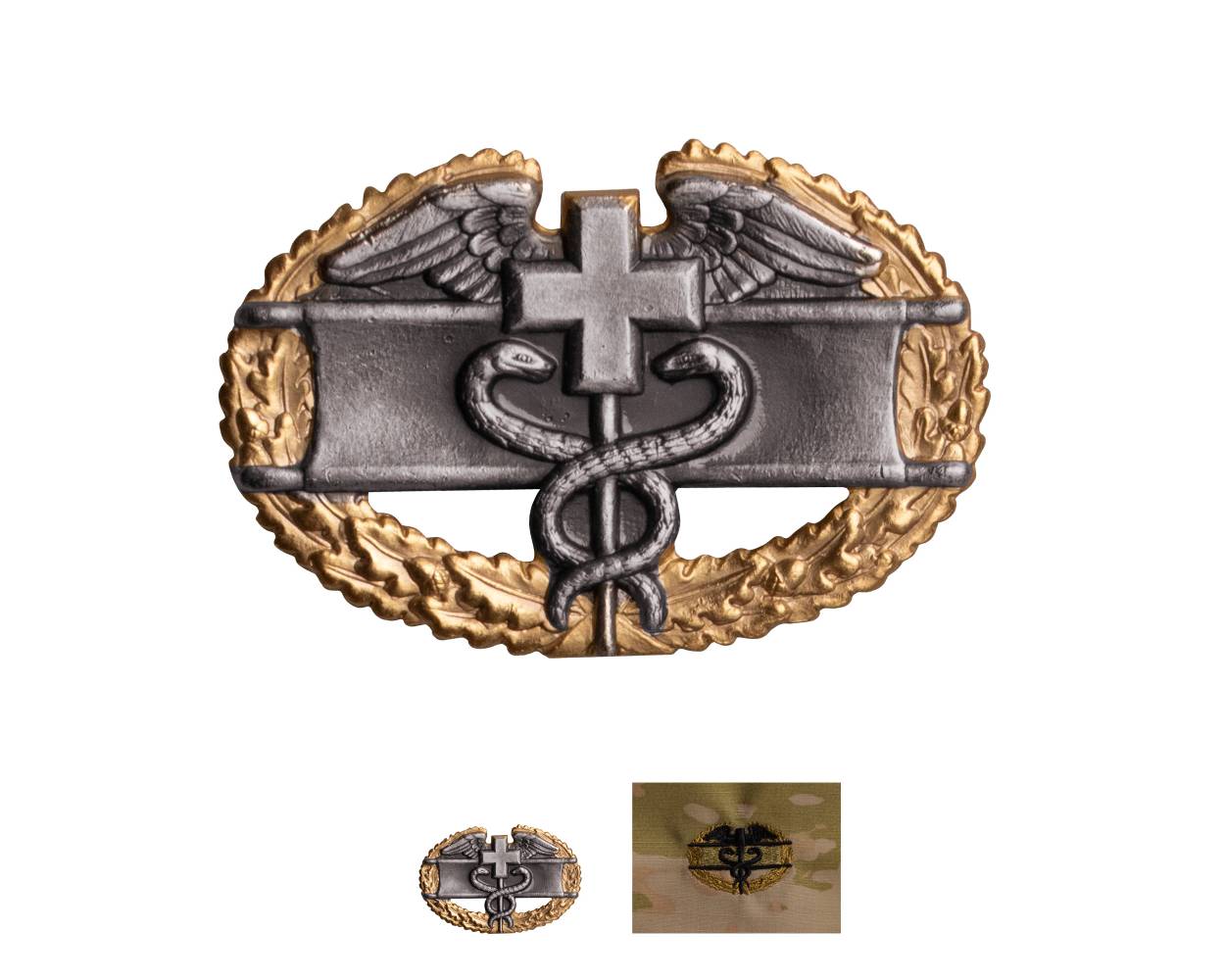 Army Master Combat Medical Badge 1st Award – Silver/Gold, Miniature ...