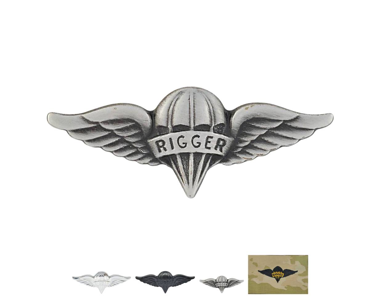 Army Parachute Rigger Badge – Full Size, Miniature & OCP Sew-On | Made ...