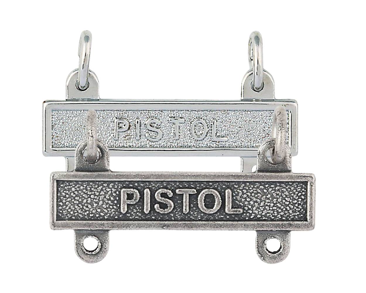 Army Pistol Qualification Bar | Silver Oxide & Mirror Finish | Official ...