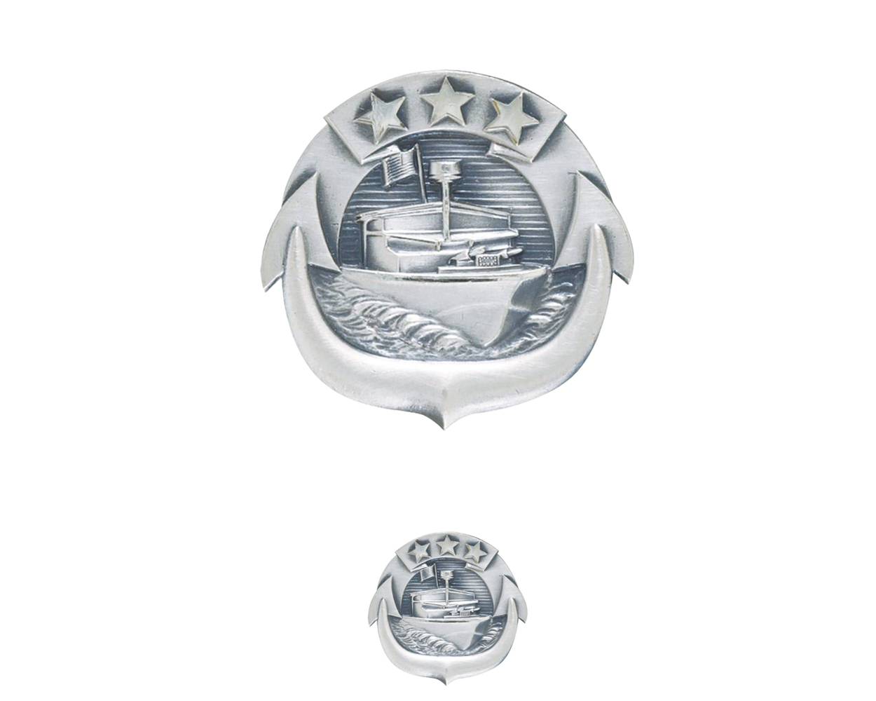 Navy Small Craft Enlisted Badge | Official U.S. Navy Insignia – Silver ...