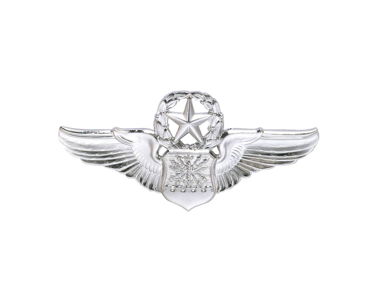 USAF Master Navigator Wings Mirror Finish