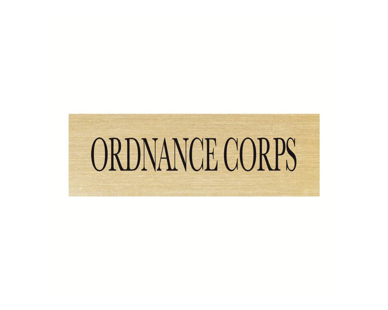 Enlisted Ordnance ID Plate
