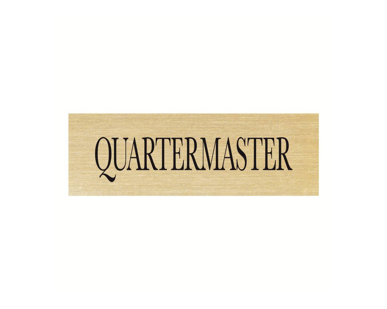 Enlisted Quartermaster Corps ID Plate