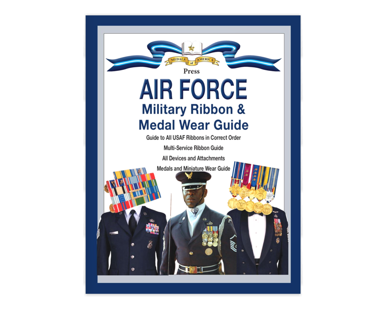 Air Force Military Ribbon And Medal Wear Guide Softback
