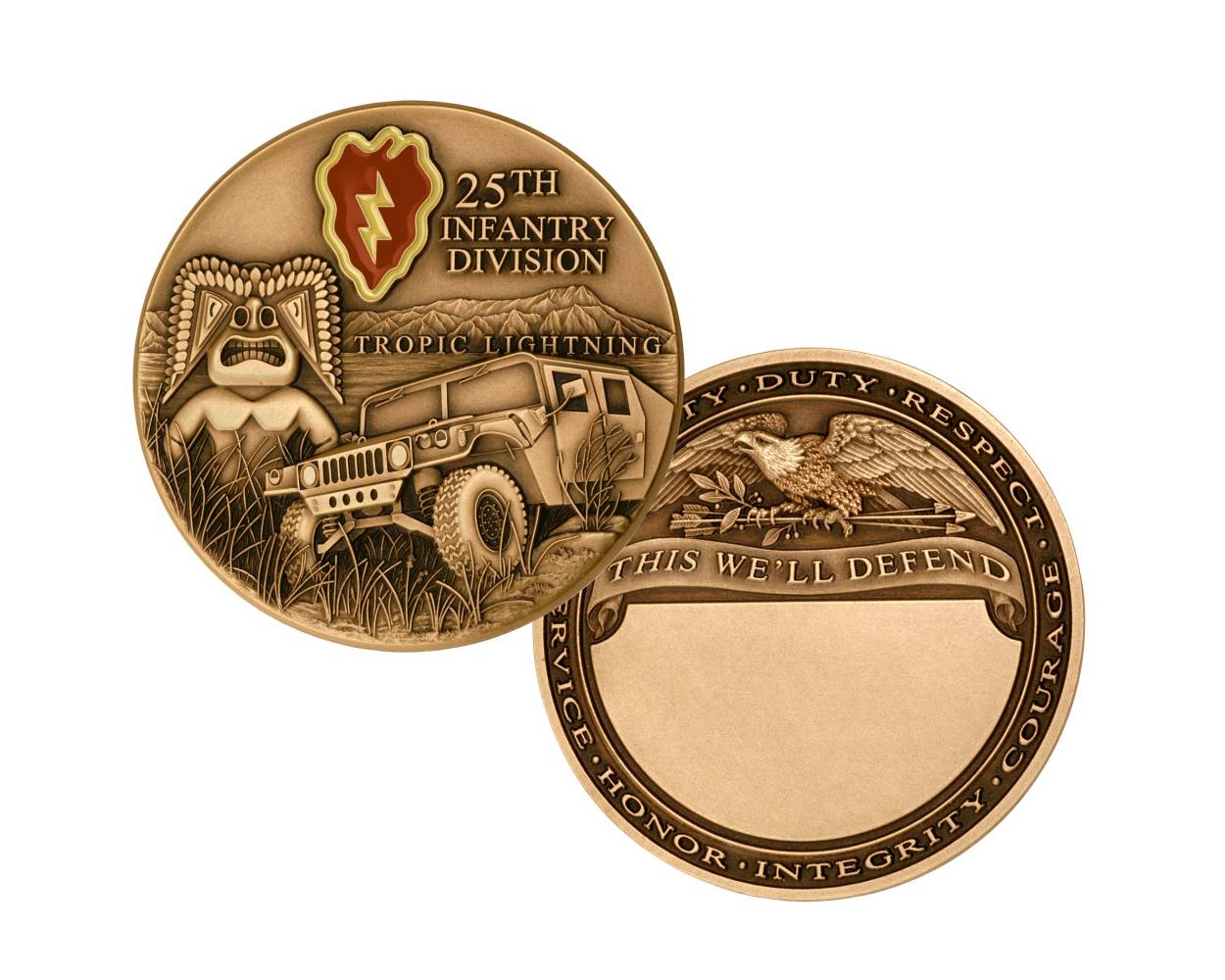 U.S. Army 25th Infantry Division Challenge Coin