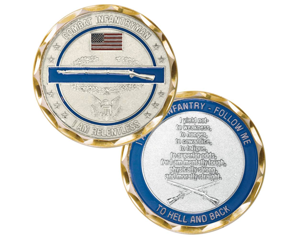 Combat Infantryman Challenge Coin