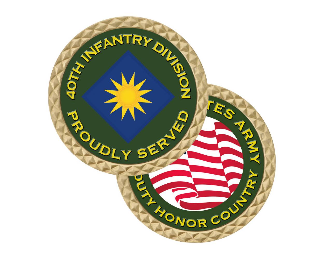 40th Infantry Division Challenge Coin