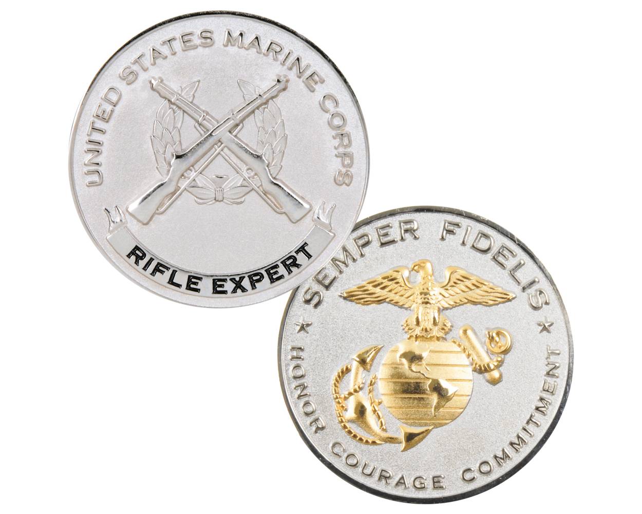 USMC Rifle Expert Coin
