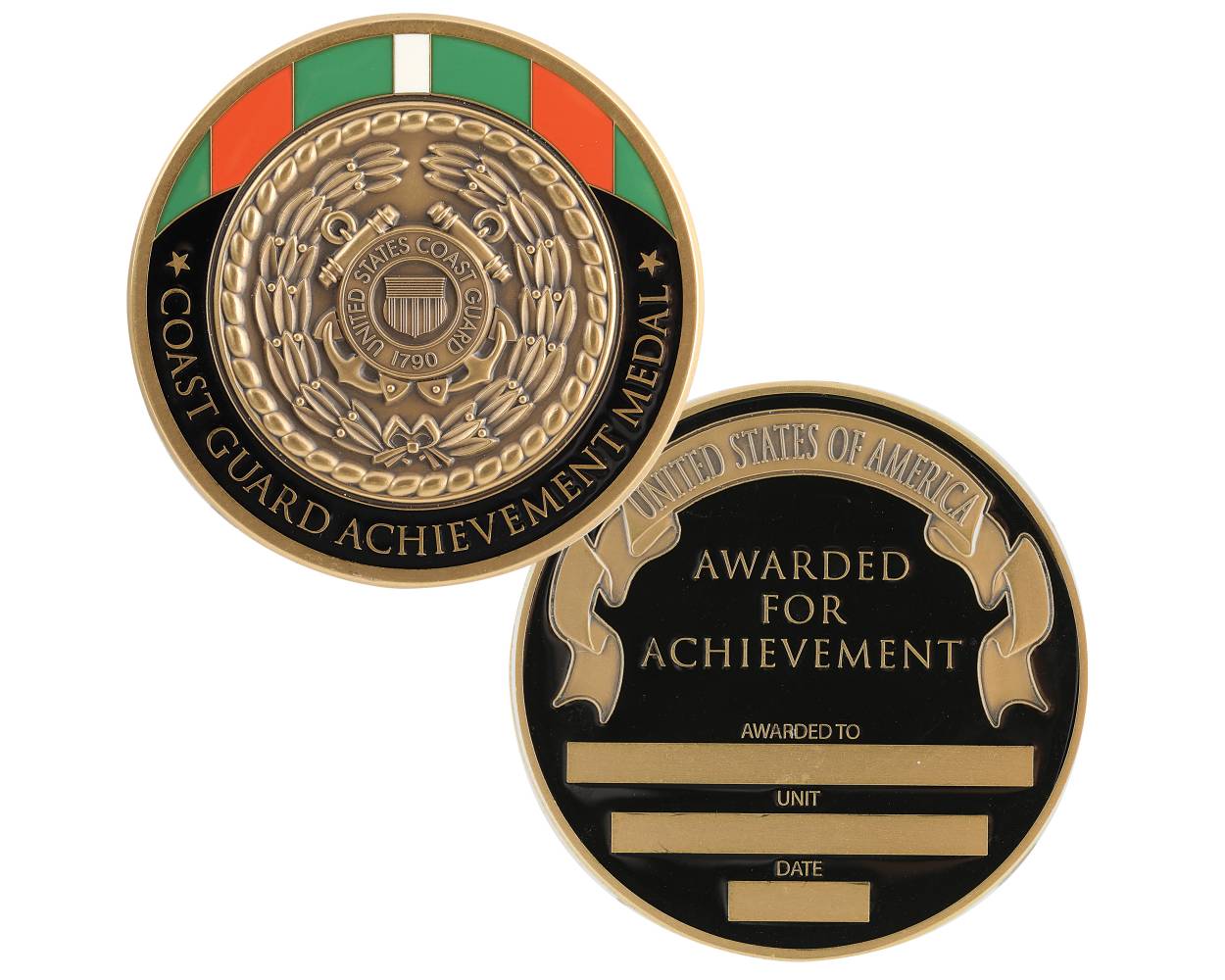 Coast Guard Achievement Challenge Coin