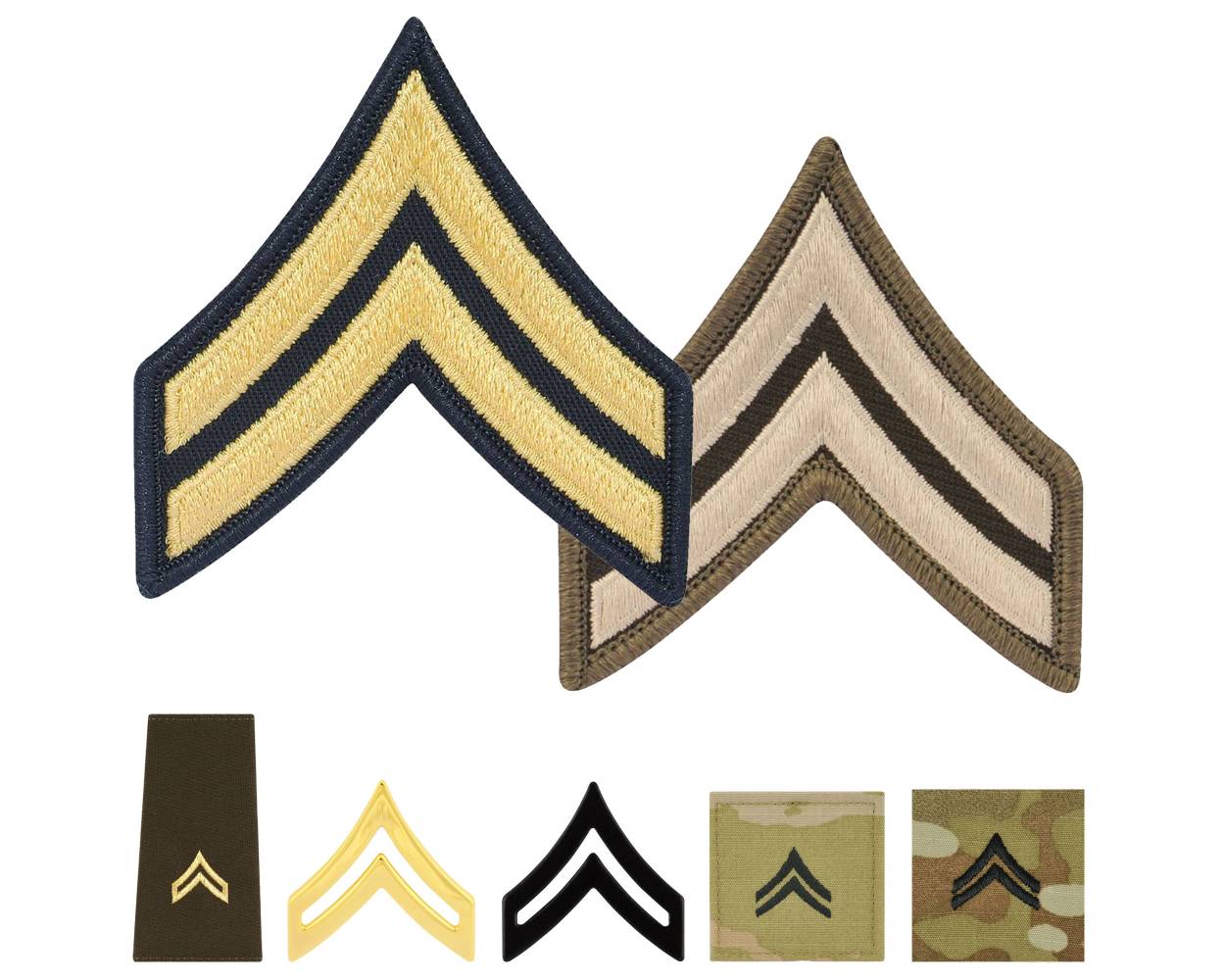 Army Corporal Rank (CPL E-4) | Official U.S. Army Insignia