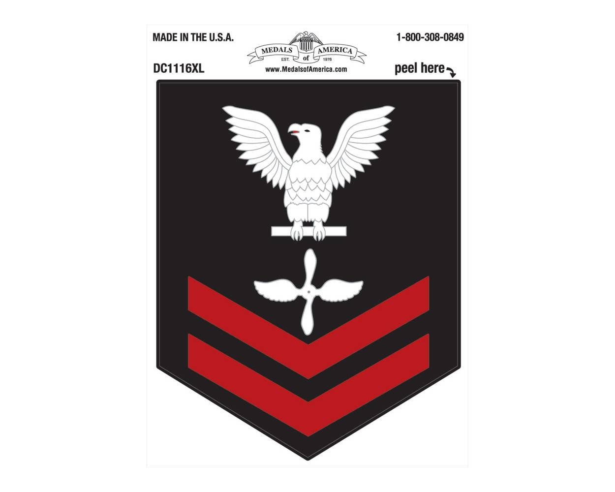 Navy Aviation Machinists Mate Rating Second Class Decal