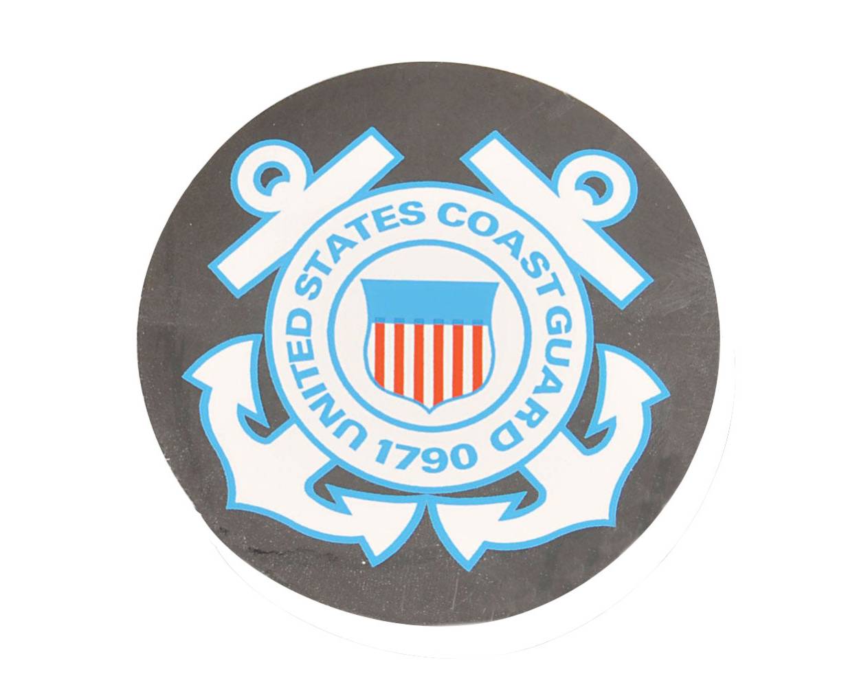 3" USCG Decal Round Reflective Sticker