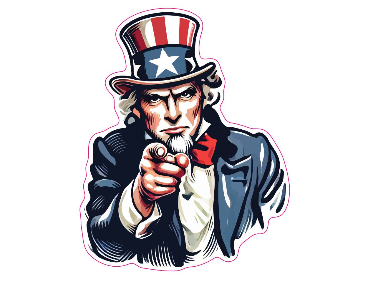 Uncle Sam Decal