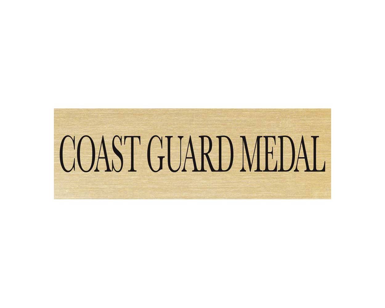 Coast Guard ID Plate