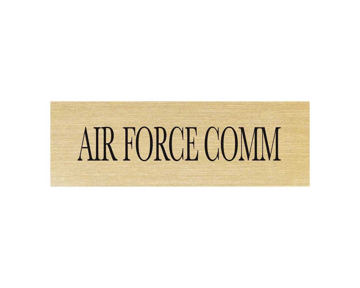 Air Force Commendation ID Plate