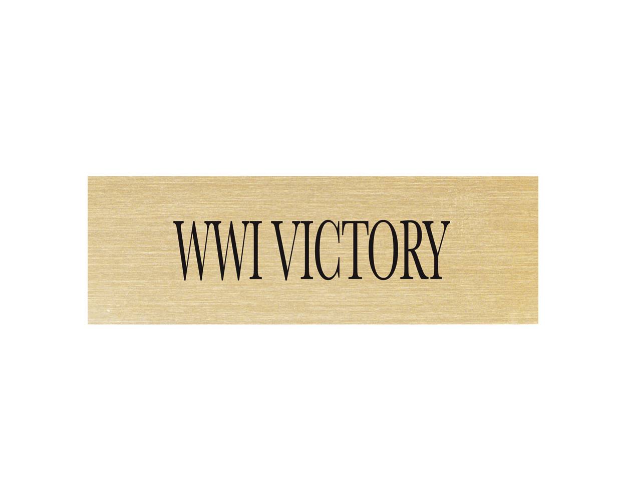 WWI Victory ID Plate