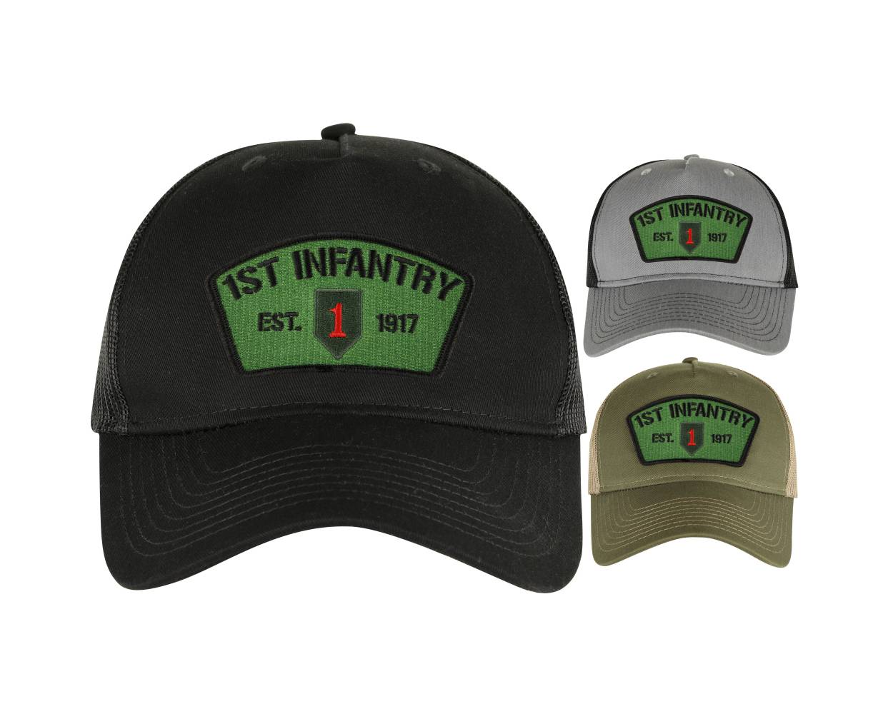1st Infantry Division Trucker Style Snapback Hat