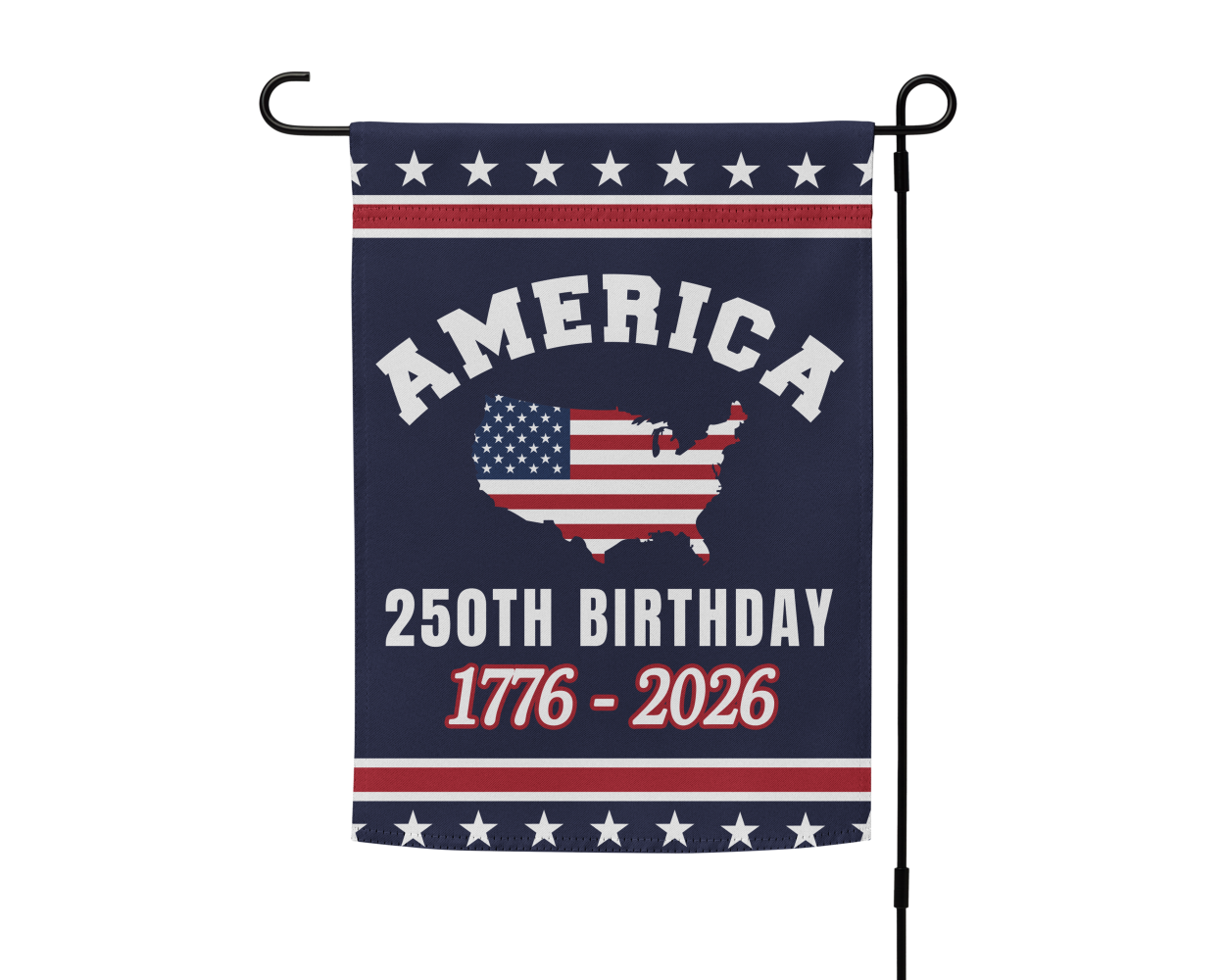 America’s 250th Birthday Garden Flag – 1776-2026 | Medals of America