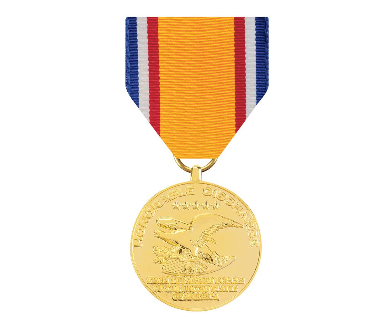 Honorable Discharge Commemorative Medal Anodized