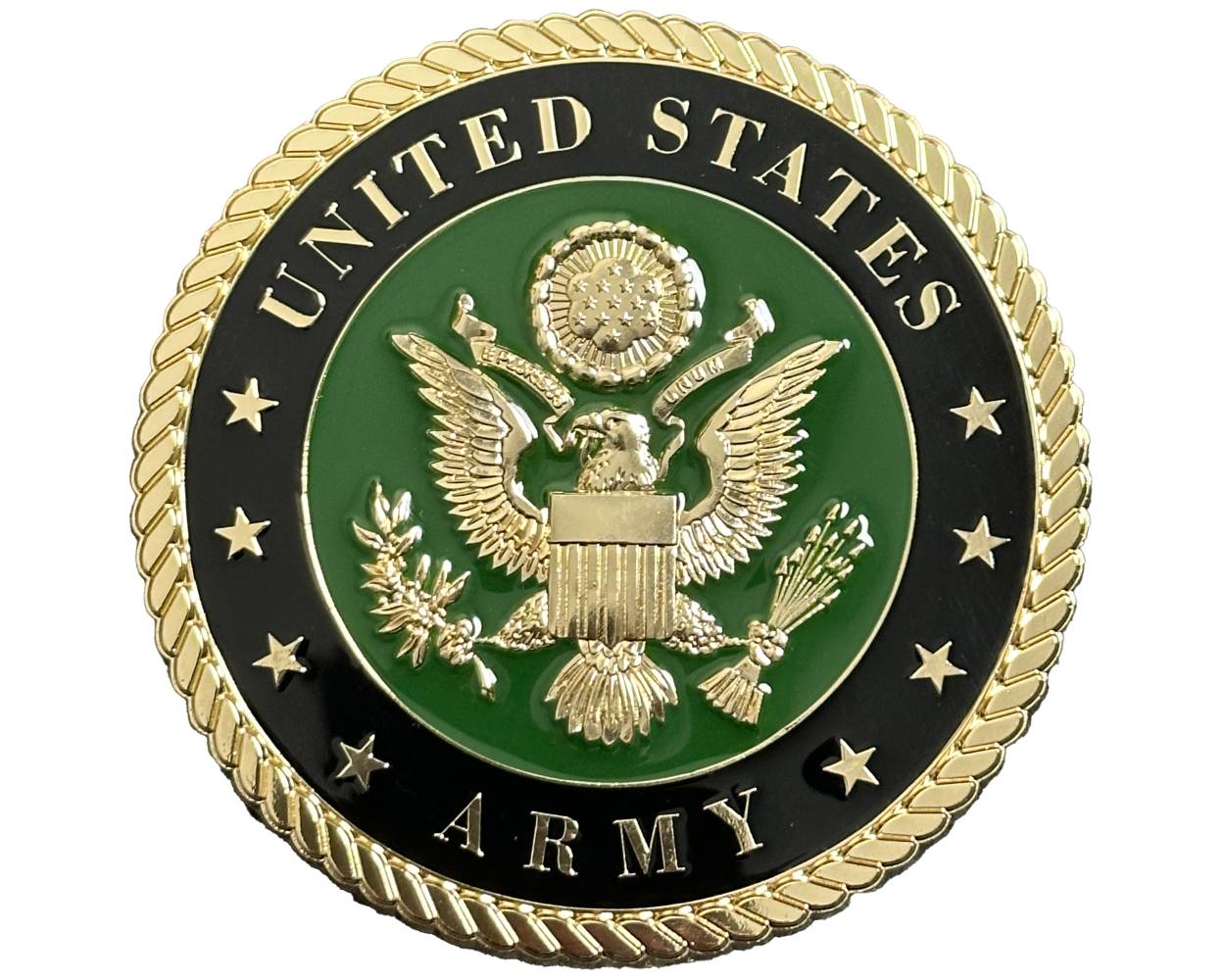 Officially Licensed United States Army Seal 3 1/2 3D Car Emblem