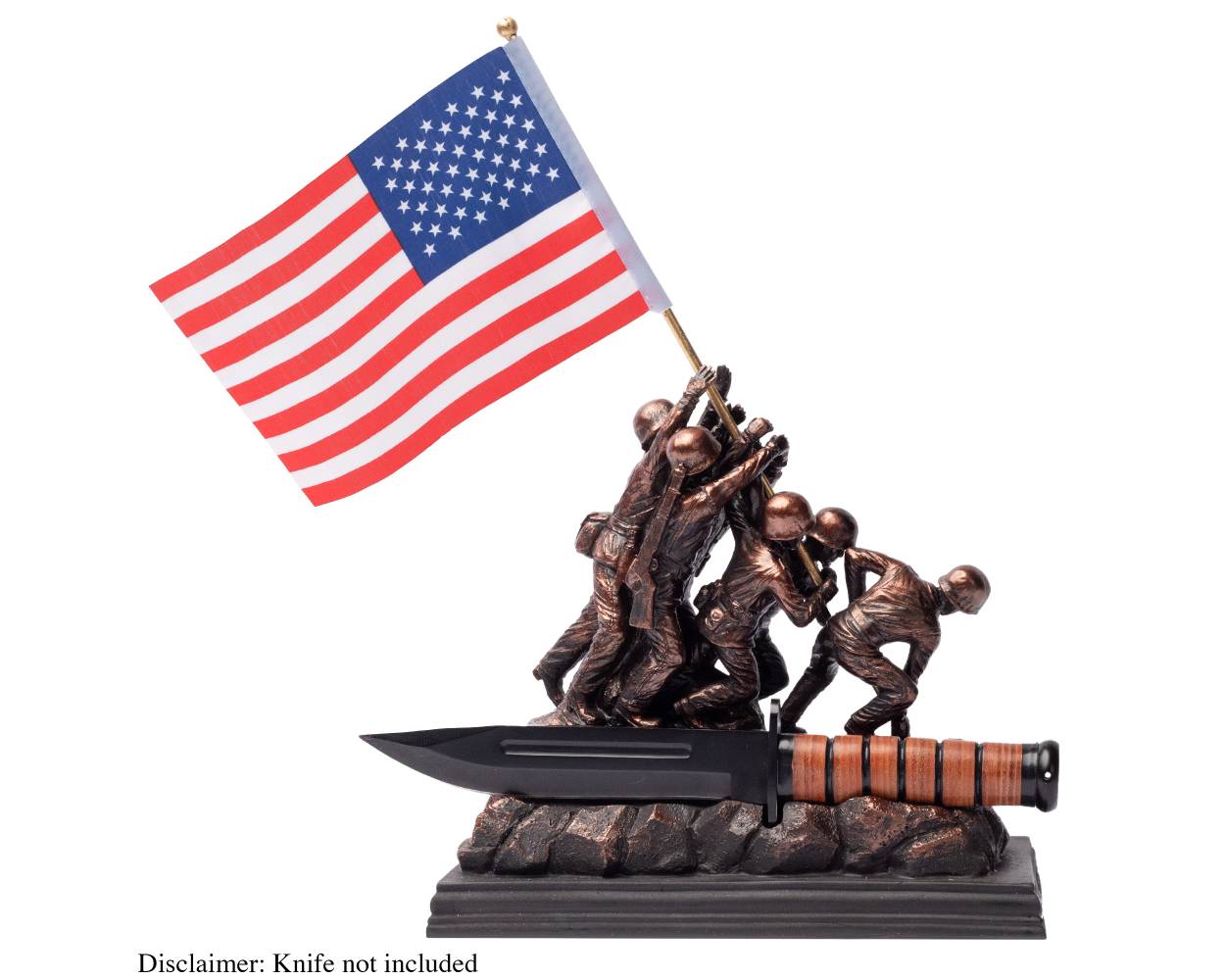 soldier flag statue