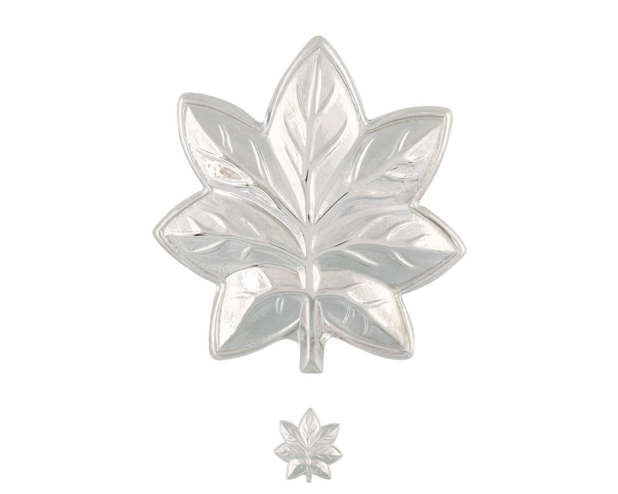 USMC Lieutenant Colonel (O‑5) Coat & Collar Device – Silver Oak Leaf ...