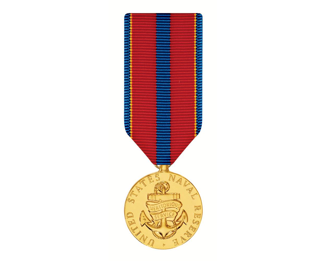 Naval Reserve Meritorious Service Medal Miniature Anodized