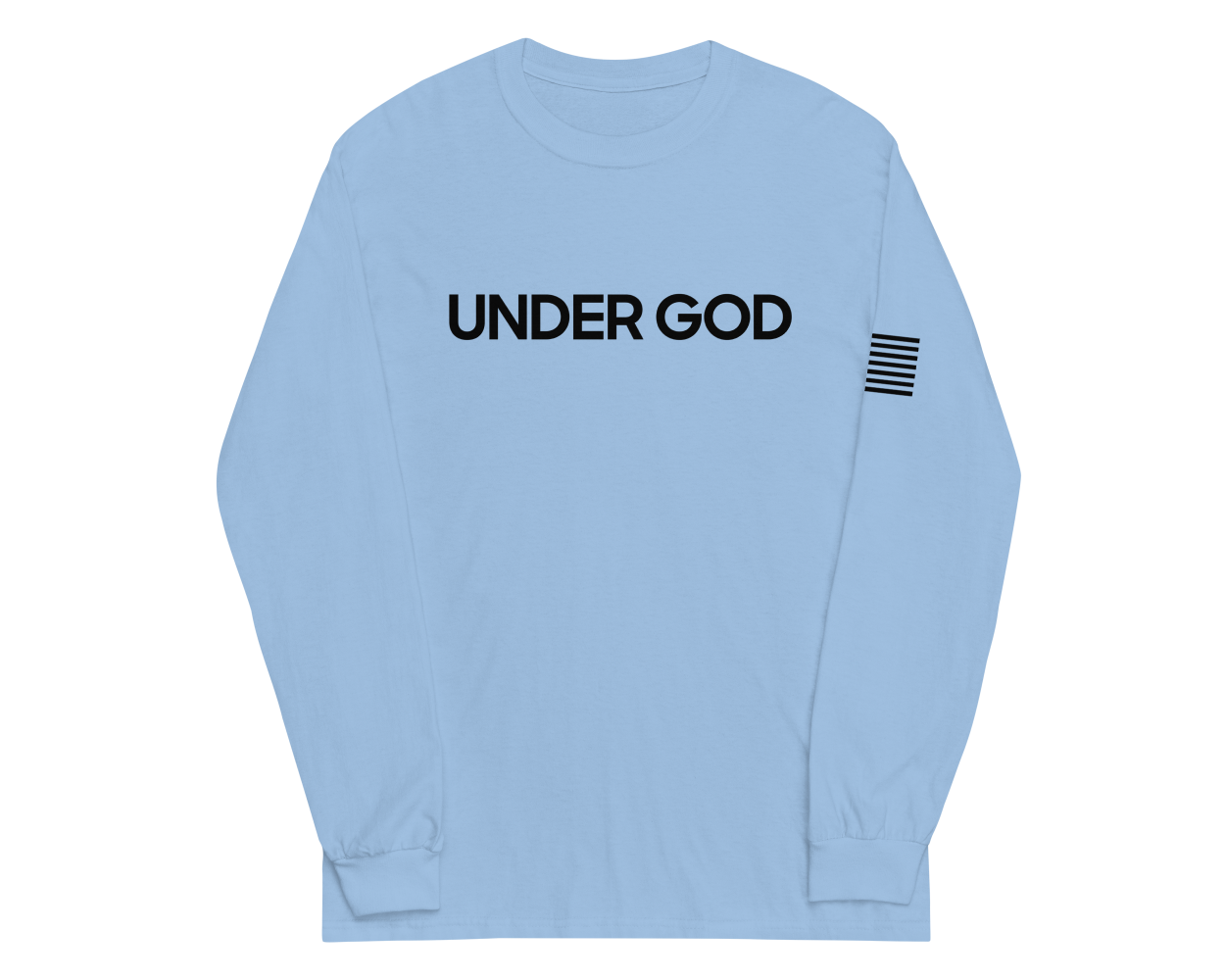 Under God Subdued Flag Long Sleeve T-Shirt | Medals of America