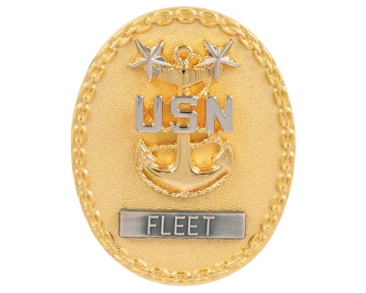 Navy ID Badges Fleet Master E9 CPO Regulation Size