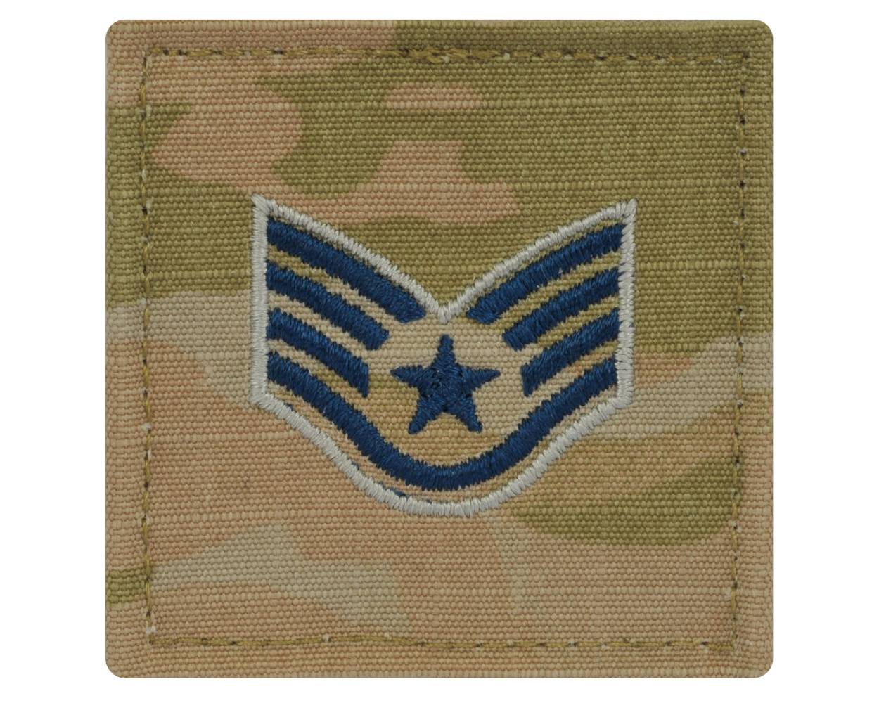 Space Force Embroidered OCP with Hook Rank Insignia - Sergeant