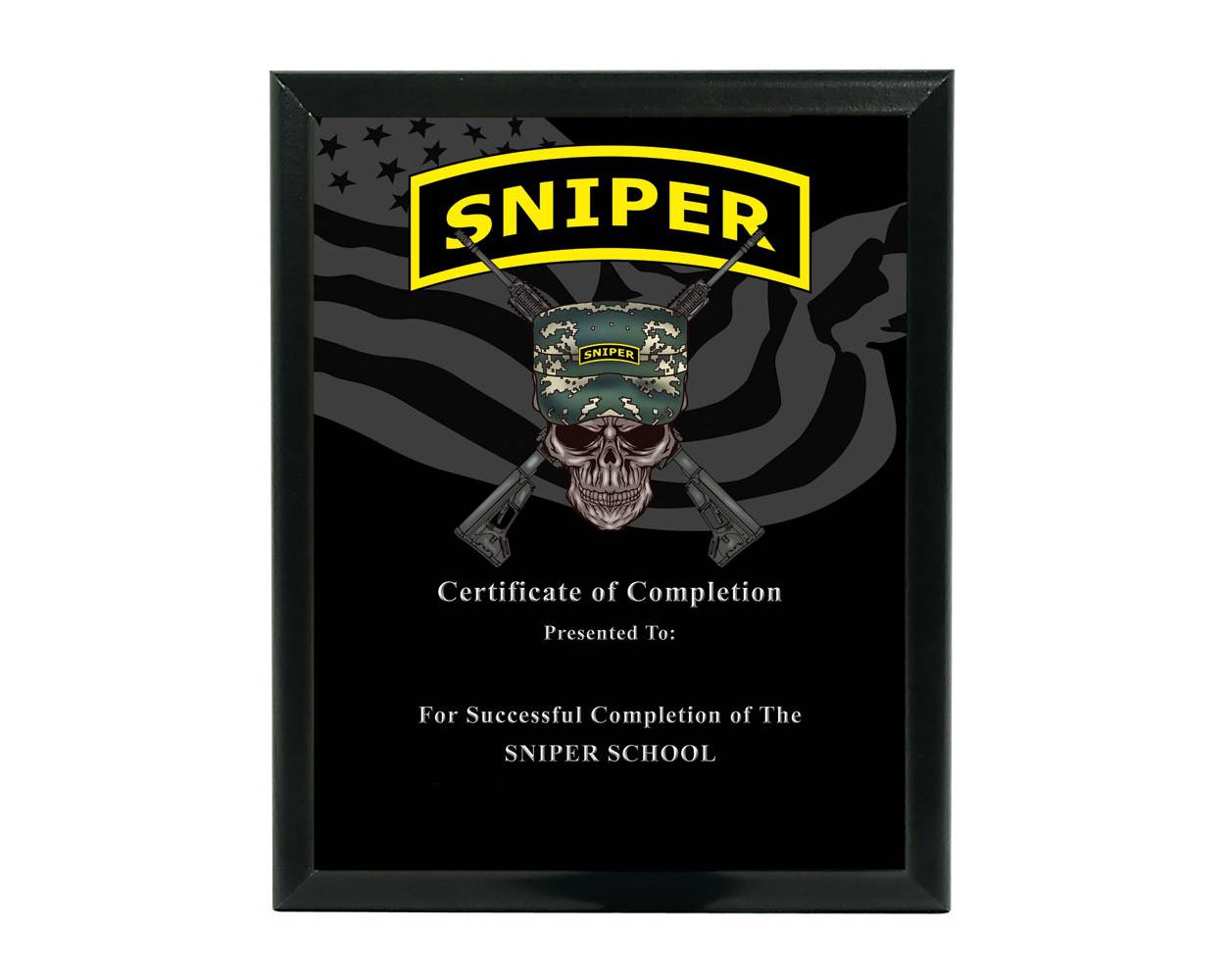 Sniper Custom Wall Plaque