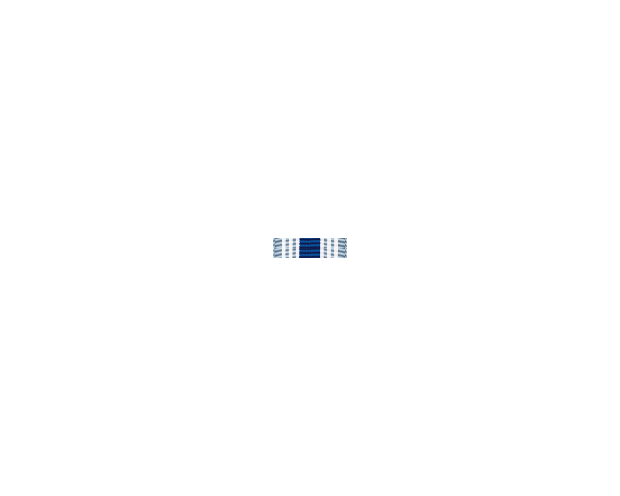 Air Force Overseas Service Long Tour Ribbon Mil-thin