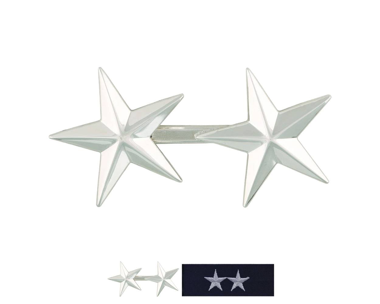 Navy Rear Admiral (Upper Half, O‑8) Rank Insignia – Mirror Finish & Sew ...