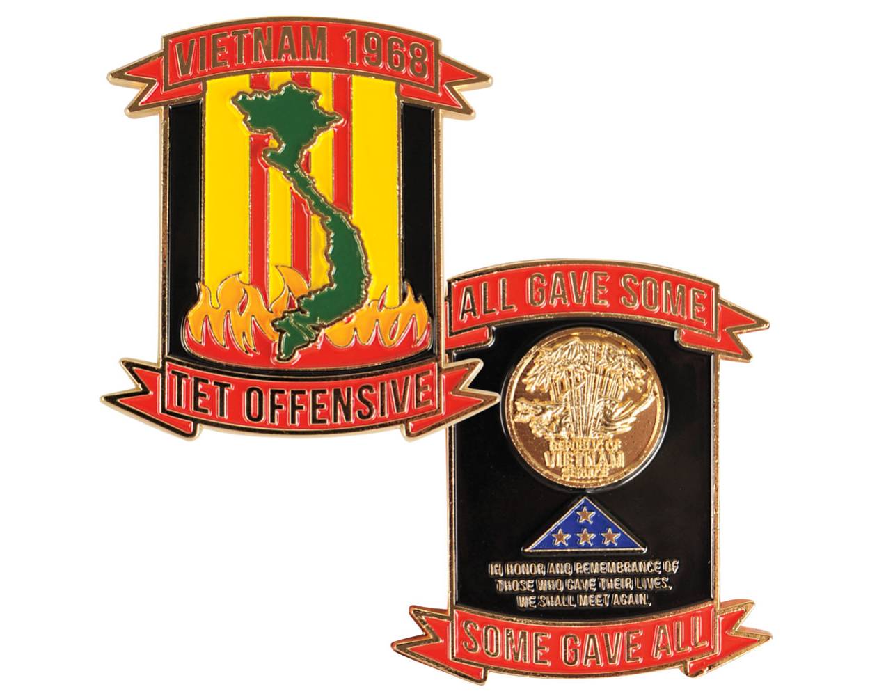 Vietnam Veteran TET Offensive Challenge Coin