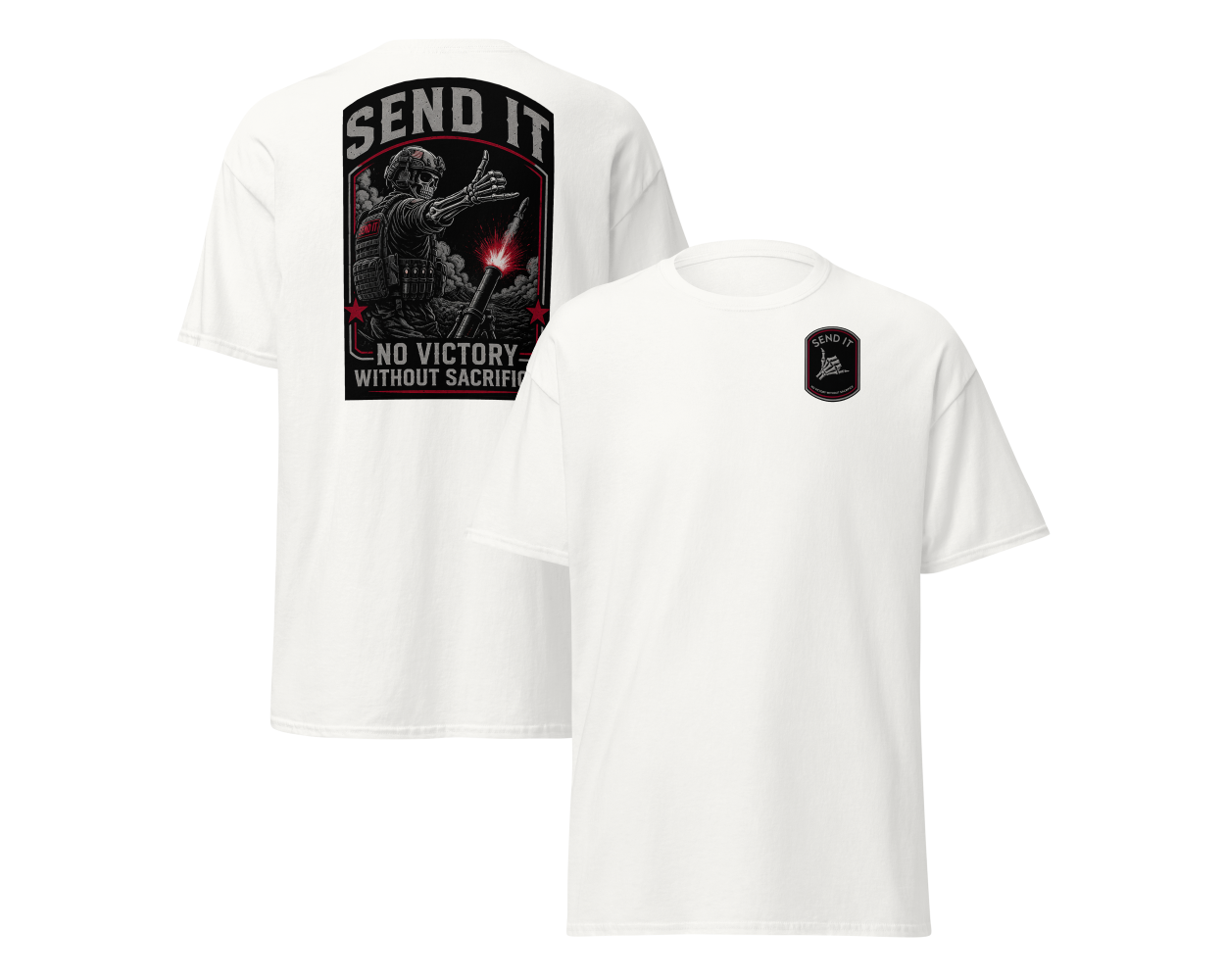No Victory Without Sacrifice T-Shirt | Patriotic Military Apparel ...