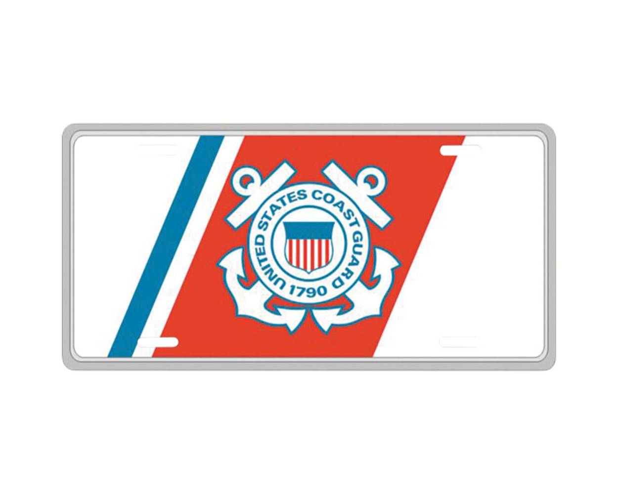 U.S. Coast Guard License Plate