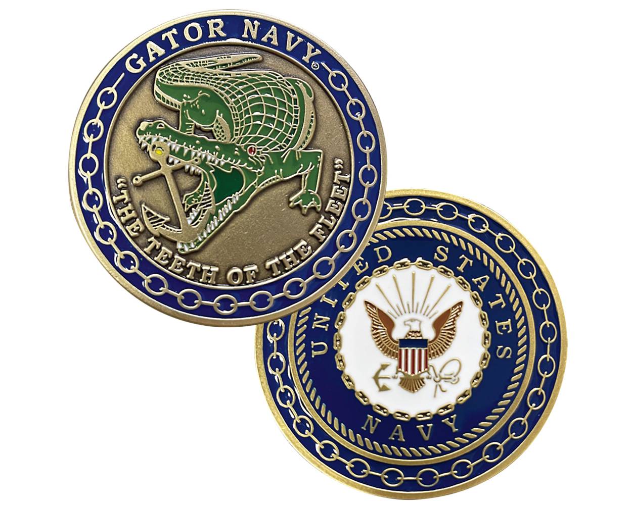 Navy Amphibious Warfare Challenge Coin Gator Navy